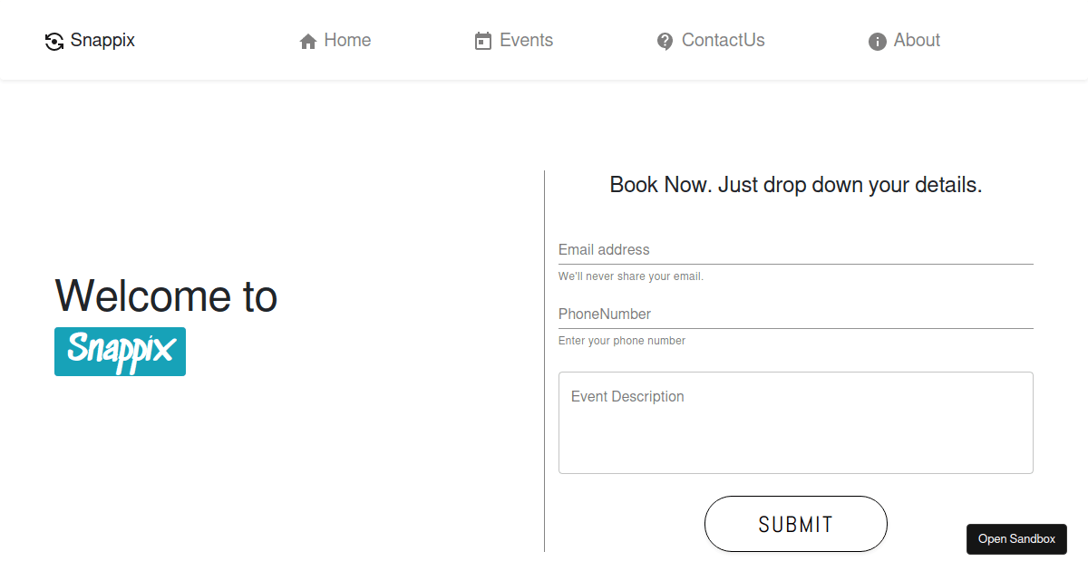 snappix-prod - Codesandbox
