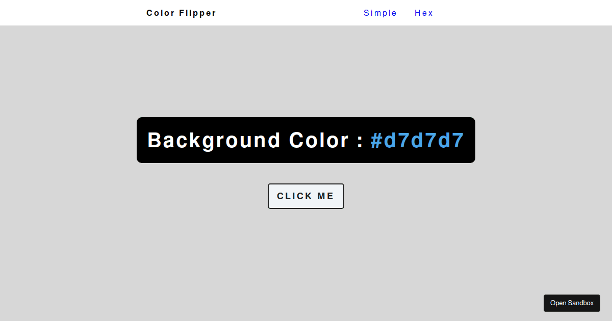 Change background color Codesandbox change-background-color-codesandbox