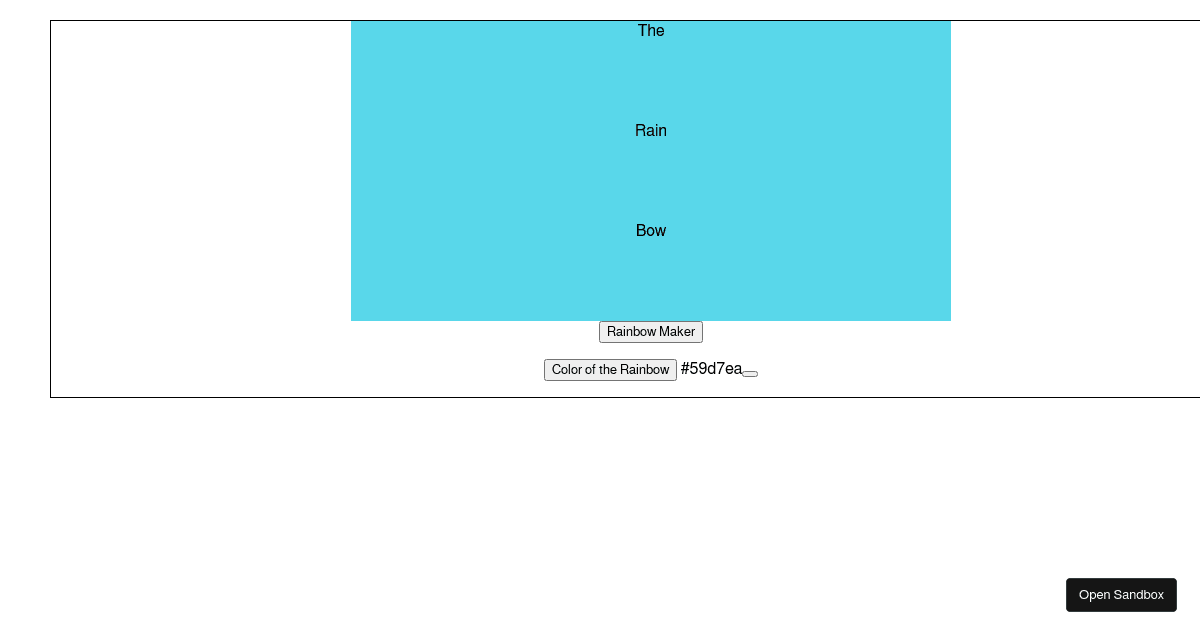React-random-color - Codesandbox