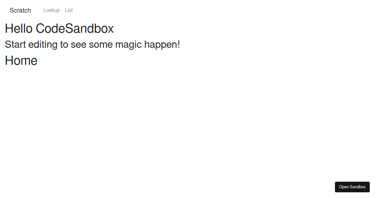 react-sample-navbar - Codesandbox