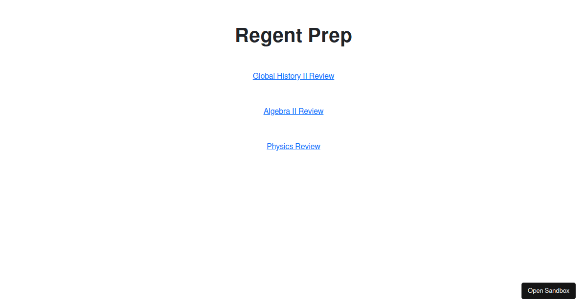 regent-prep-review - Codesandbox