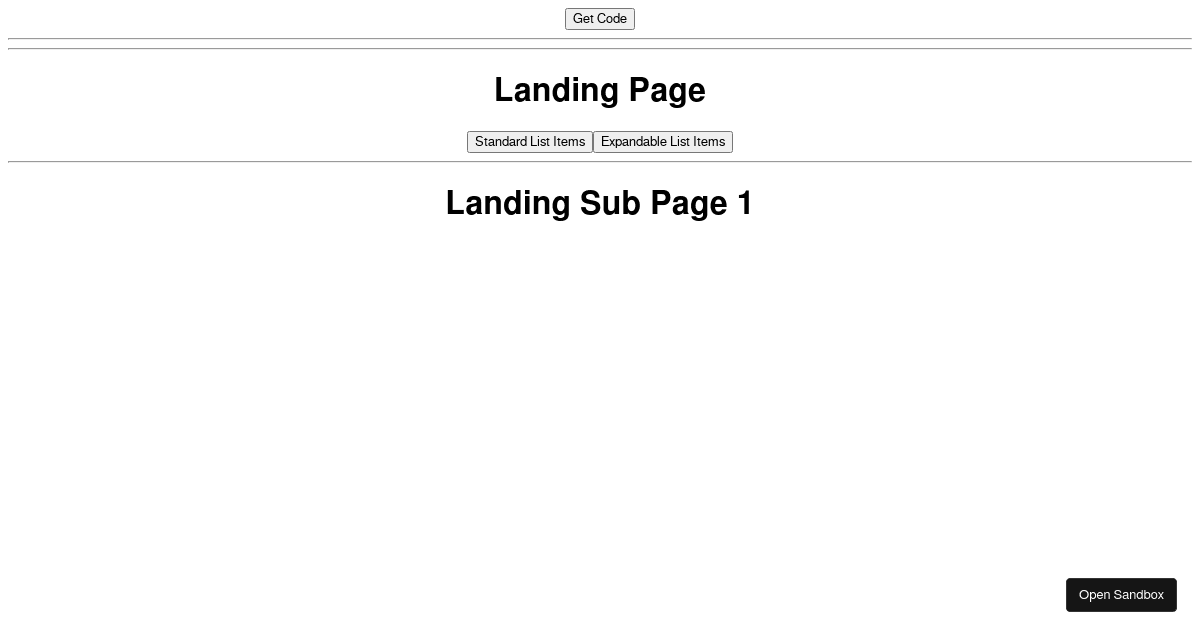 Call function from main component to inner component - Codesandbox