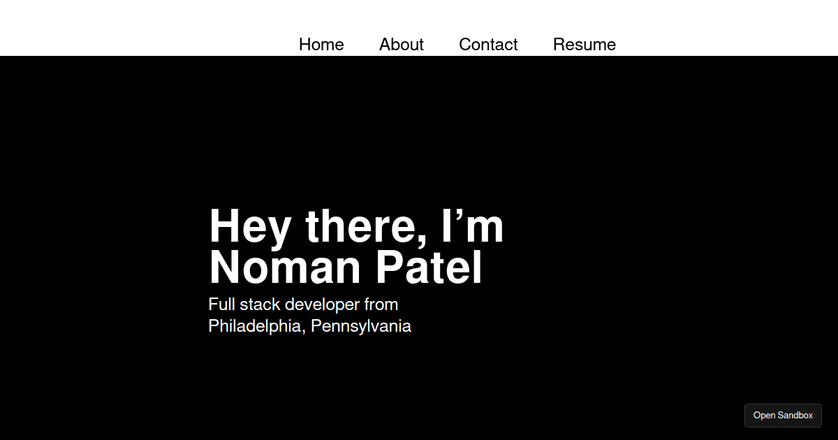 profile-project - Codesandbox