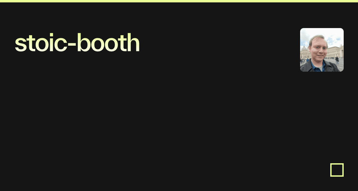 stoic-booth - Codesandbox