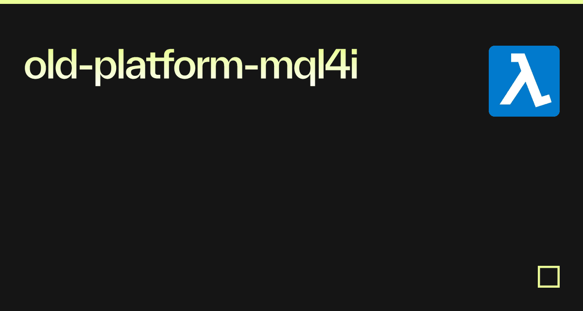 old-platform-mql4i - Codesandbox