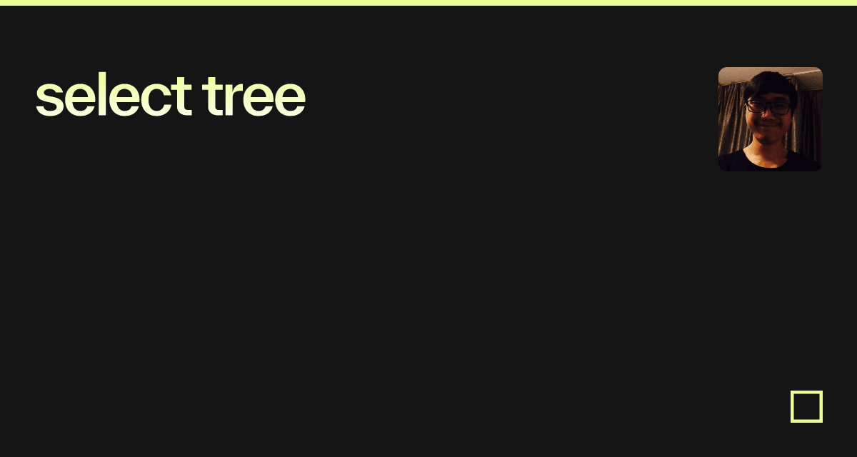 select tree - Codesandbox