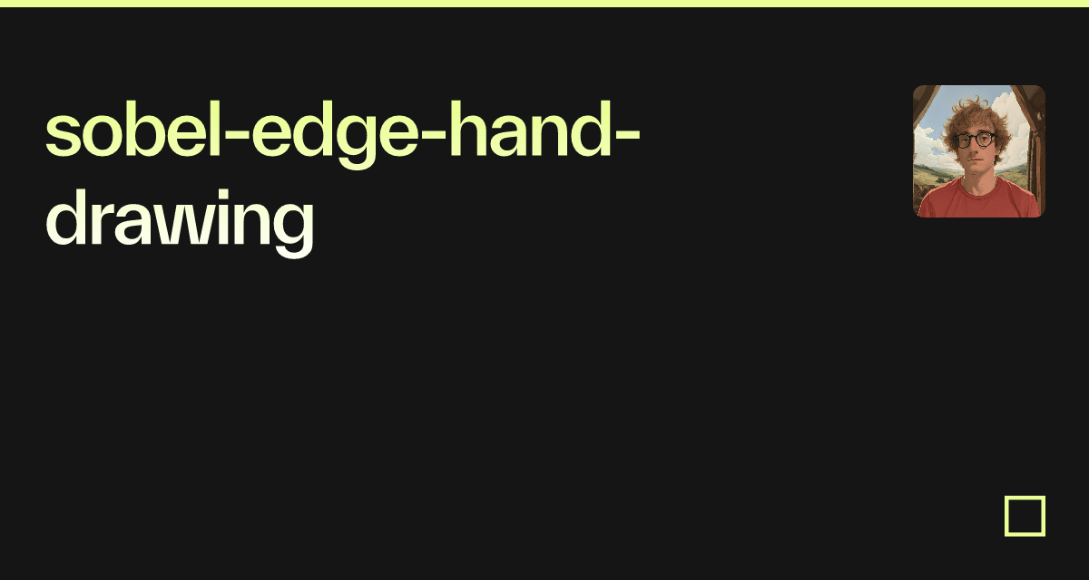 sobel-edge-hand-drawing - Codesandbox