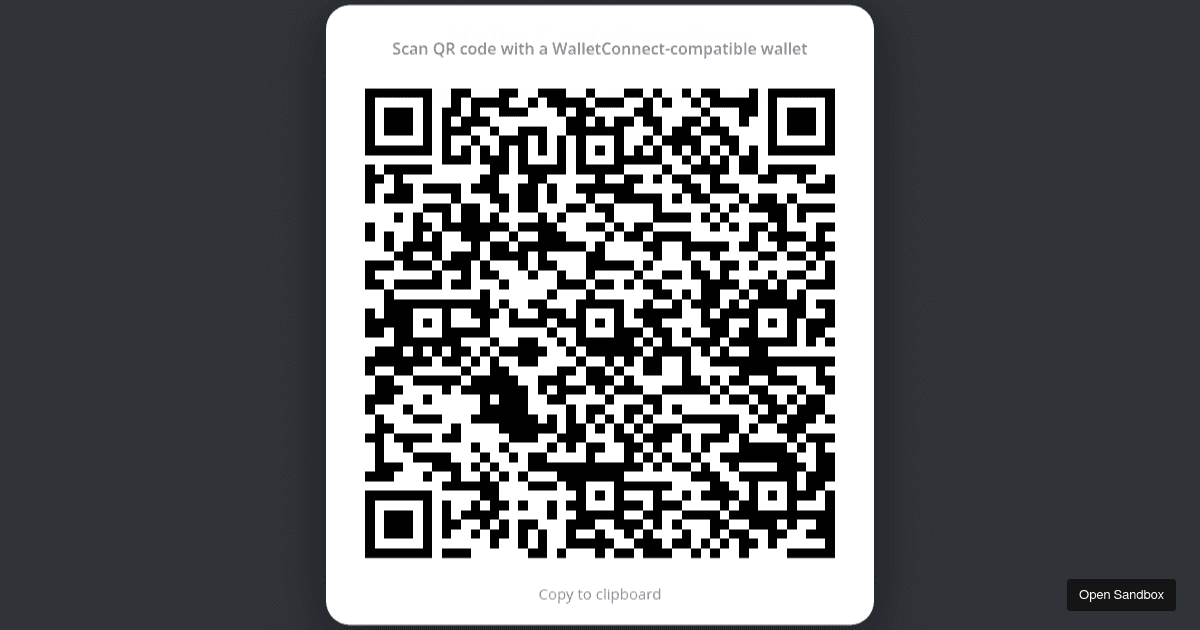 walletconnect-for-cv (forked) - Codesandbox