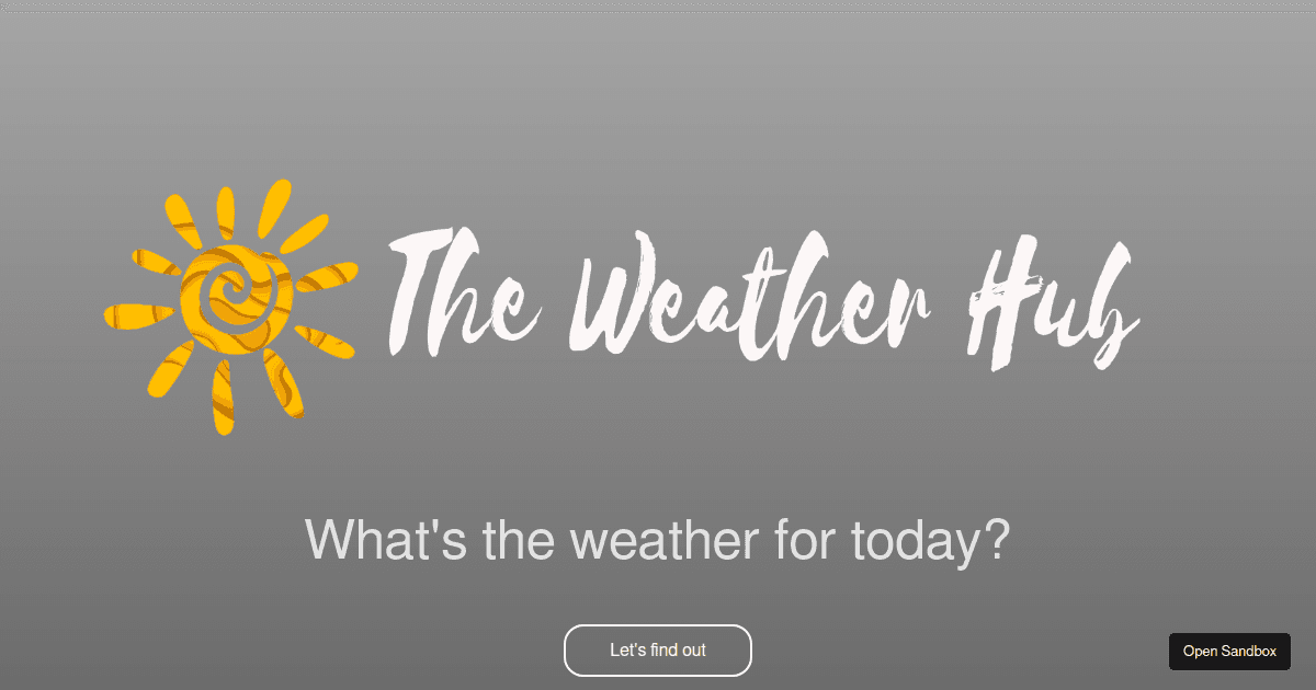 weather-app - Codesandbox