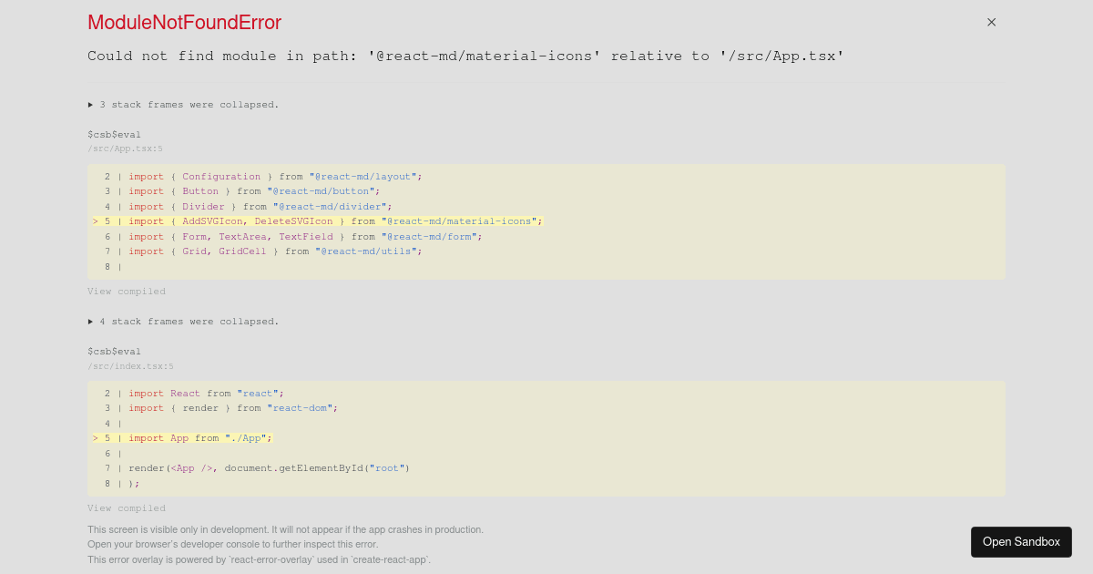 React Md Creating A Layout Codesandbox