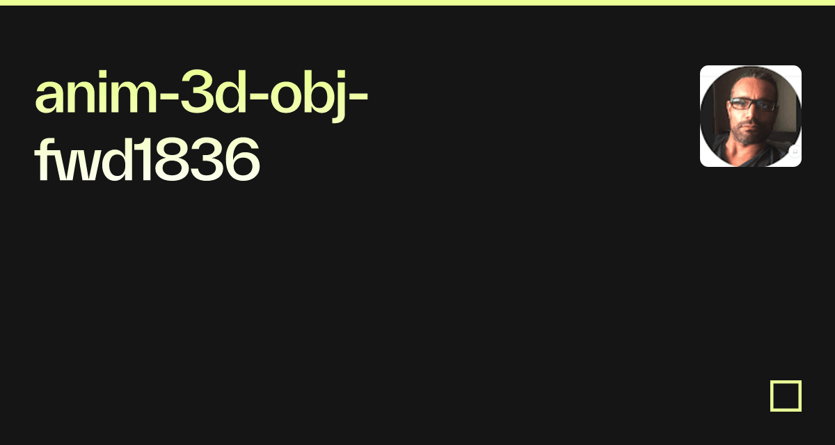 anim-3d-obj-fwd1836 - Codesandbox