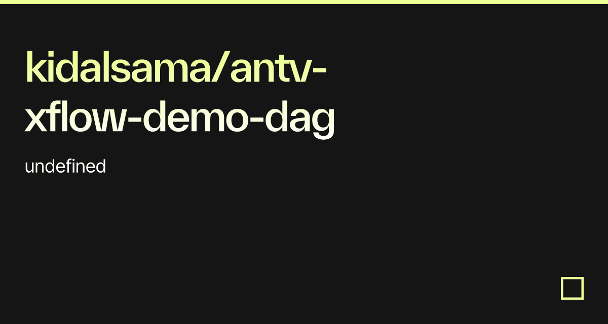 kidalsama/antv-xflow-demo-dag - Codesandbox