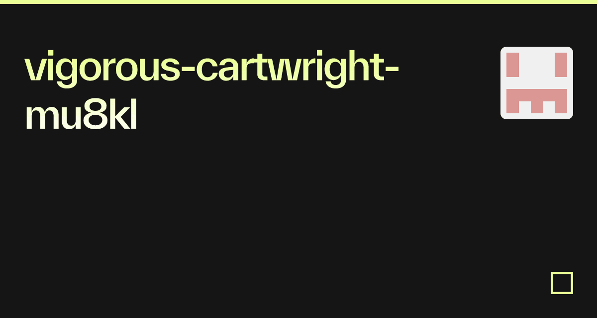 vigorous-cartwright-mu8kl - Codesandbox