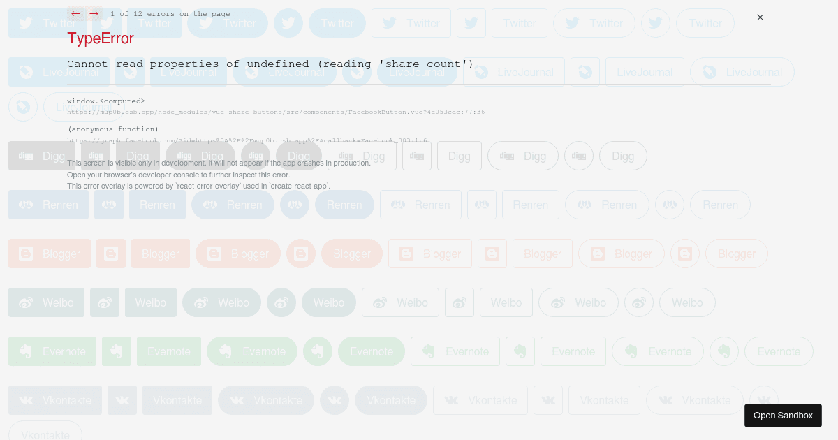 Vue Template Codesandbox