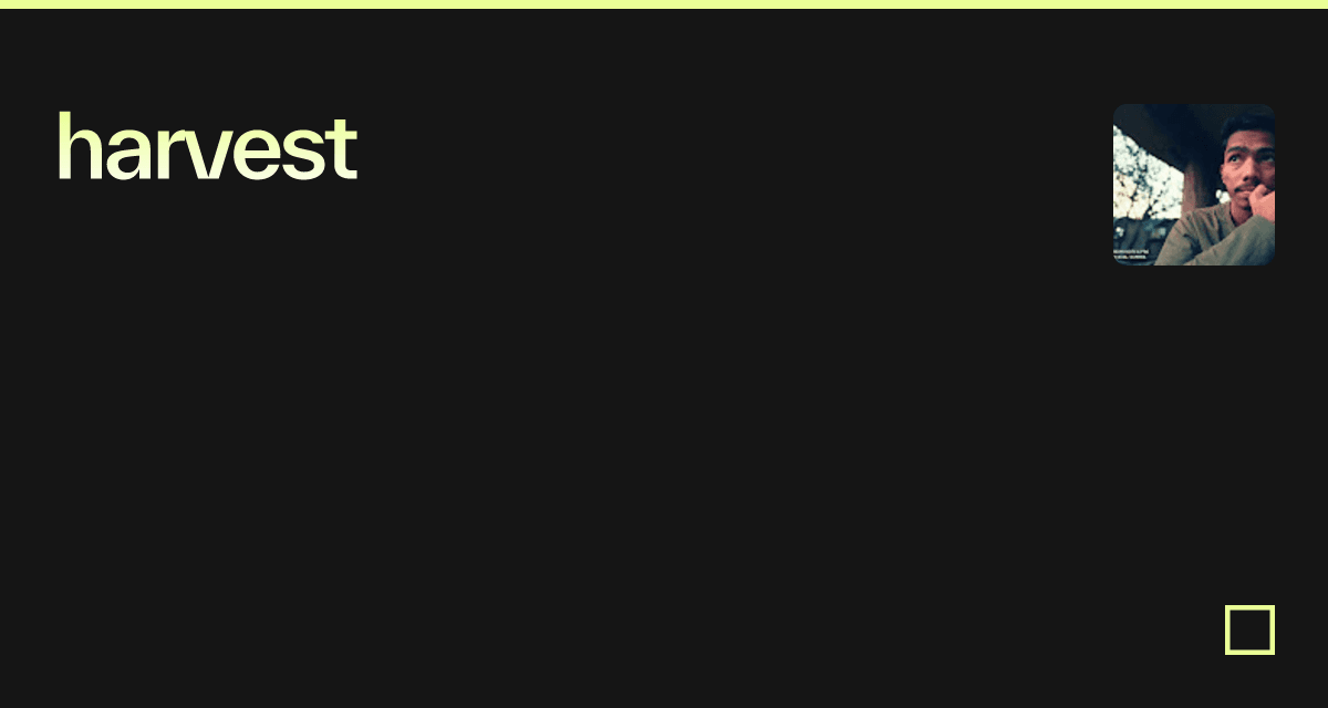 harvest - Codesandbox