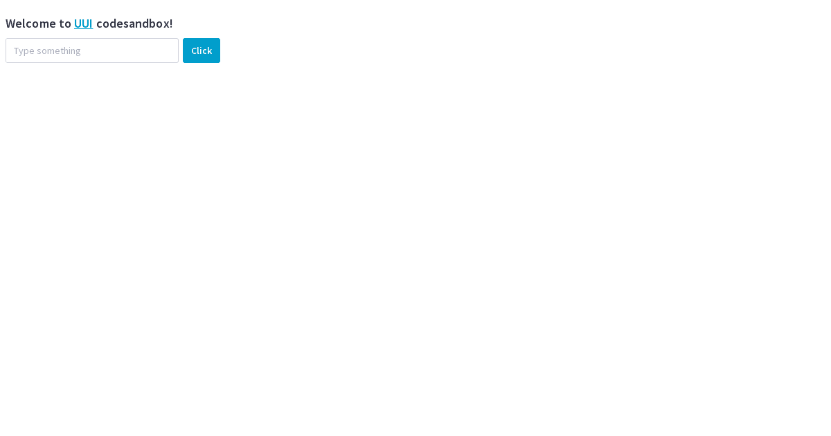 UUI - Codesandbox