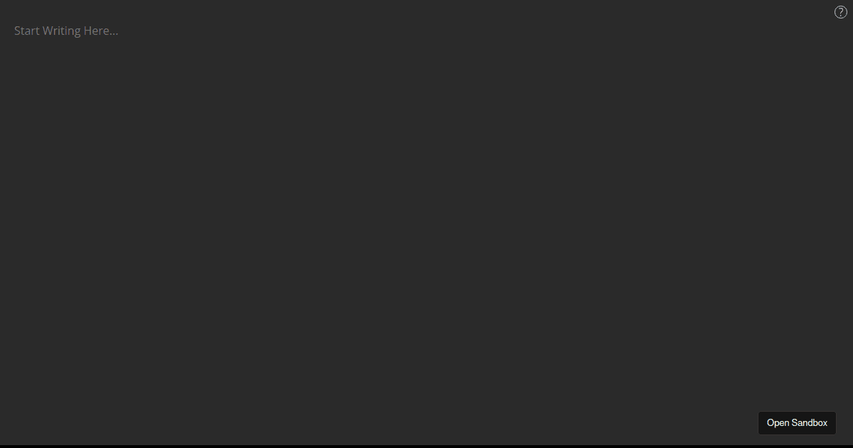 React Typescript Codesandbox