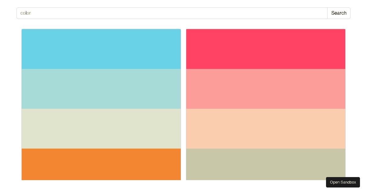 color-palette-grid - Codesandbox