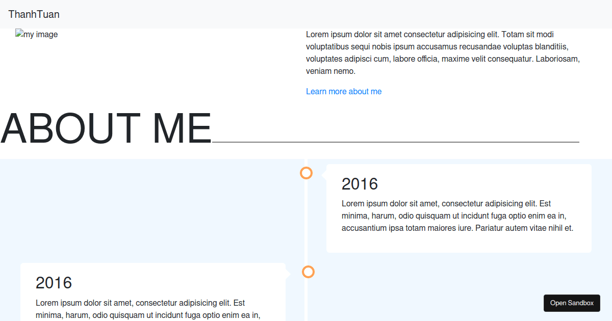 bootstrap-4-template - Codesandbox