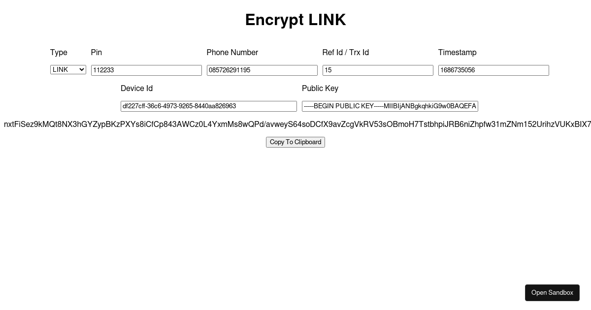 isimple-generate-encrypt - Codesandbox
