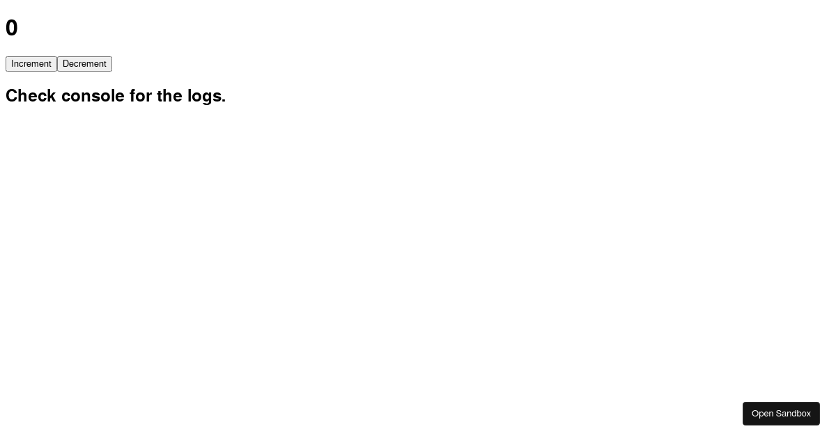 use-logger-example - Codesandbox