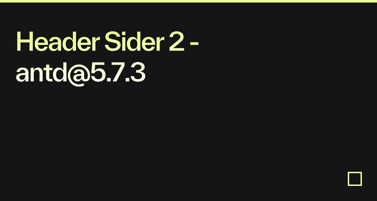 Header Sider 2 - antd@5.7.3 - Codesandbox