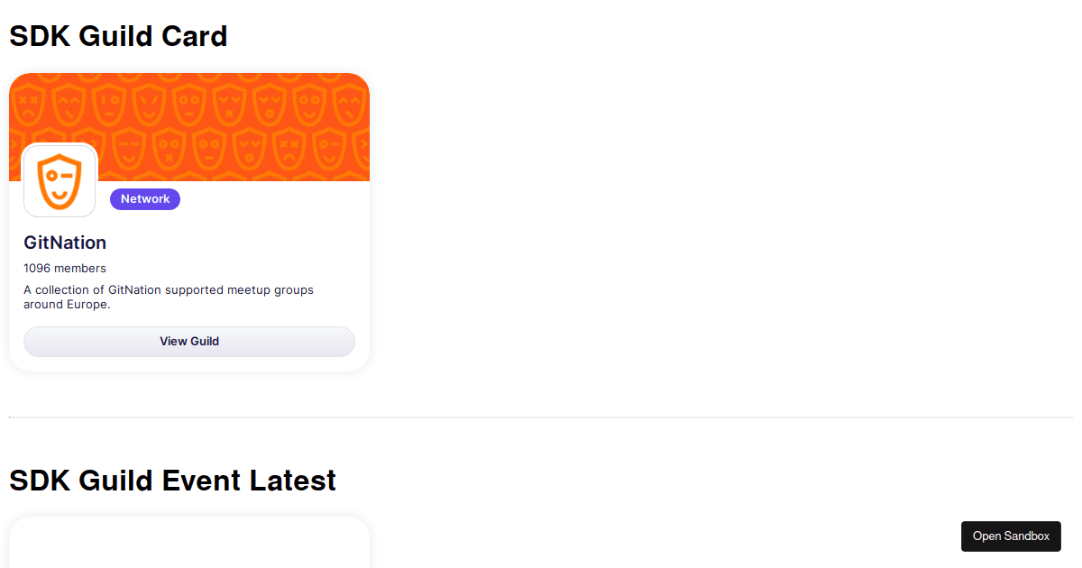 guild-sdk-embeds - Codesandbox guild-sdk-embeds - Codesandbox