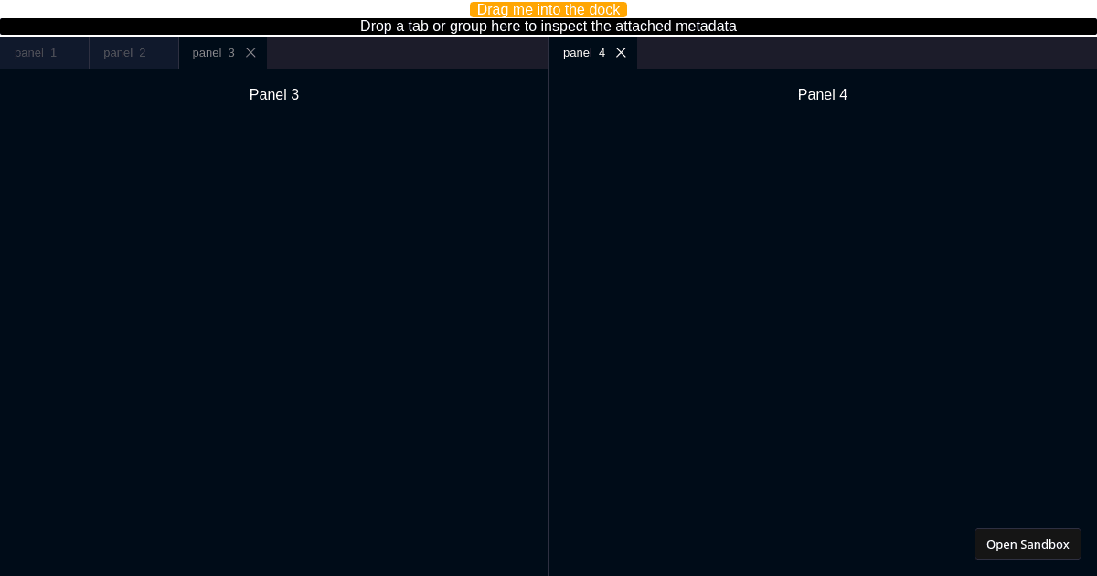 dockview.dnd-external - Codesandbox