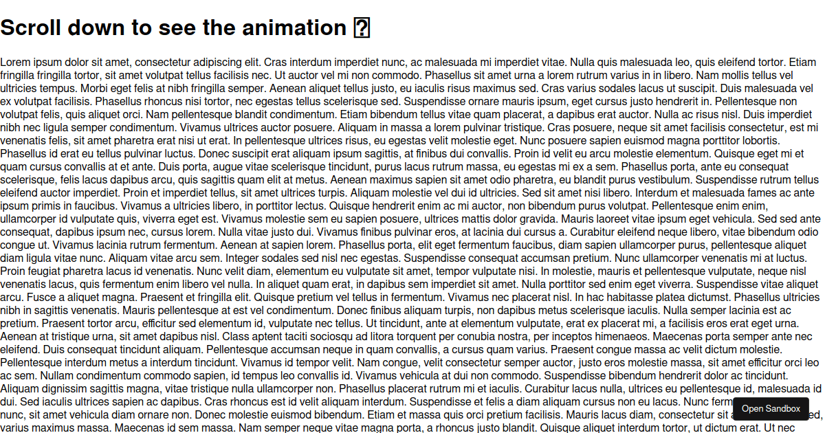 React Gsap Animations Onscroll Codesandbox