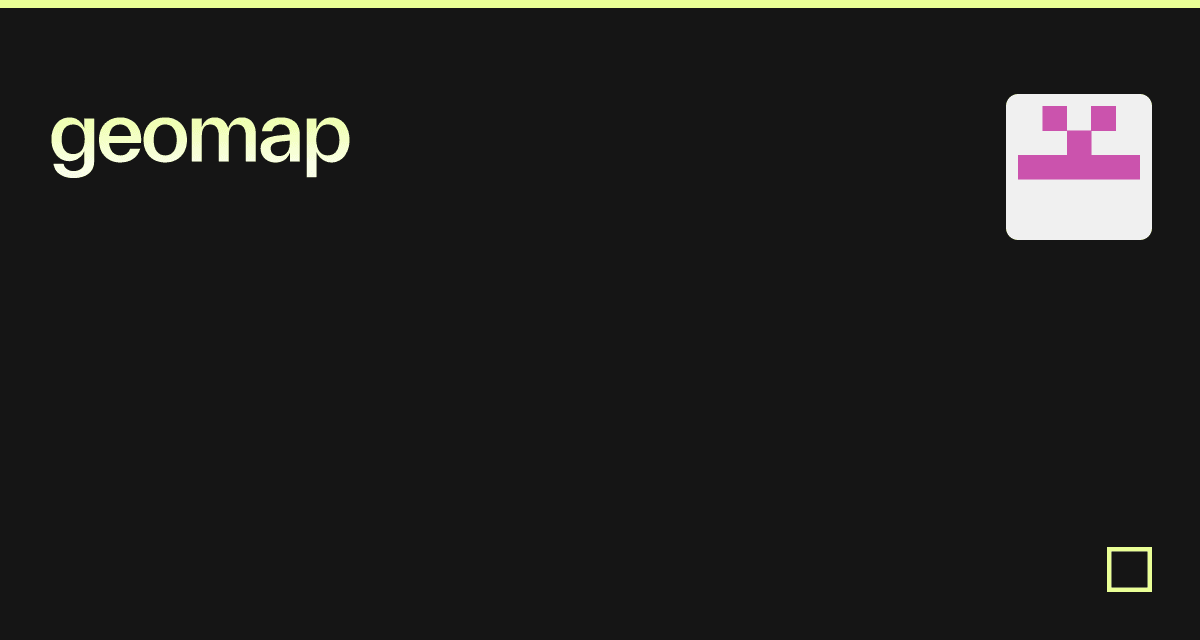 geomap - Codesandbox