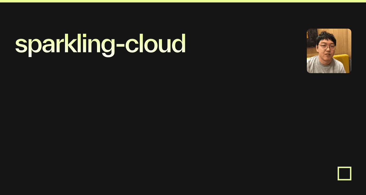 sparkling-cloud - Codesandbox