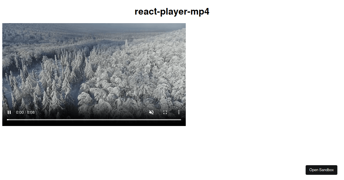 react-player-mp4 - Codesandbox