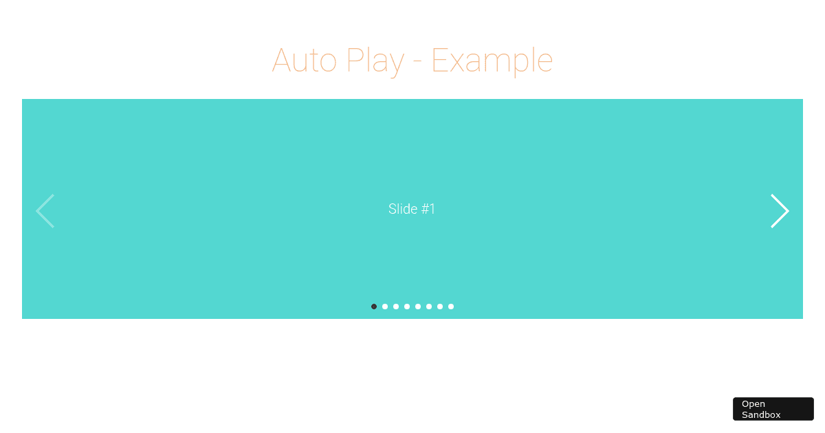 Auto Play - Example (forked) - Codesandbox