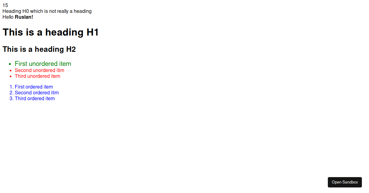 Reactjs Lesson1 Codesandbox