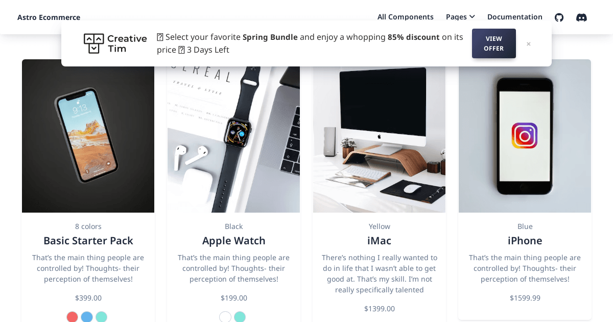 astro-ecommerce-starter - Codesandbox