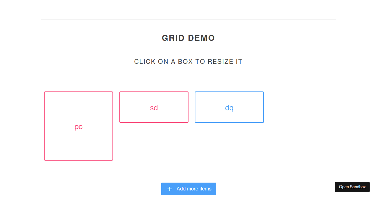 muuri-react - refresh - Codesandbox
