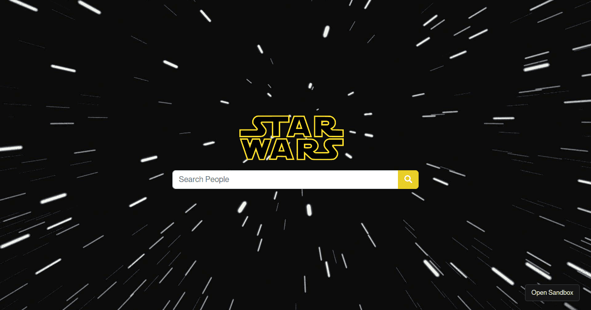 starwars-search - Codesandbox