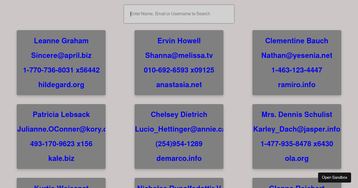 interview-app - Codesandbox