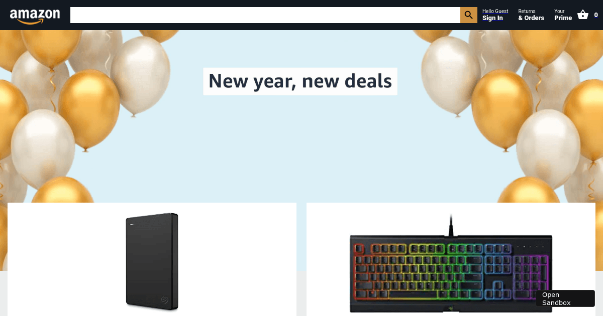 amazon-clone - Codesandbox