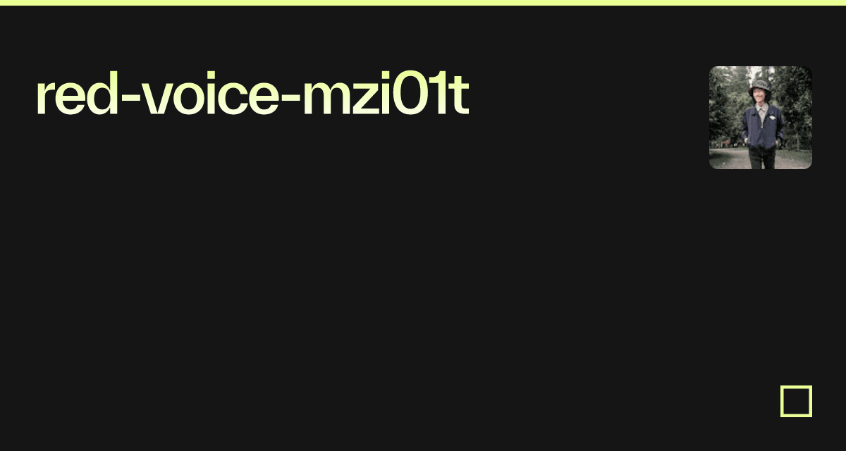 Red Voice Mzi01t Codesandbox