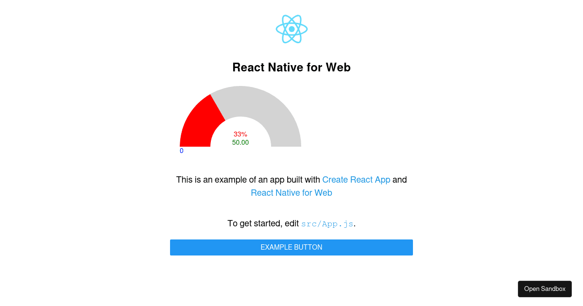 React Native (forked) - Codesandbox