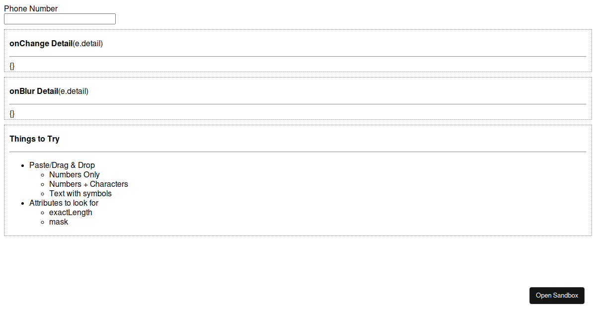 react-control-library-maskedinput - Codesandbox