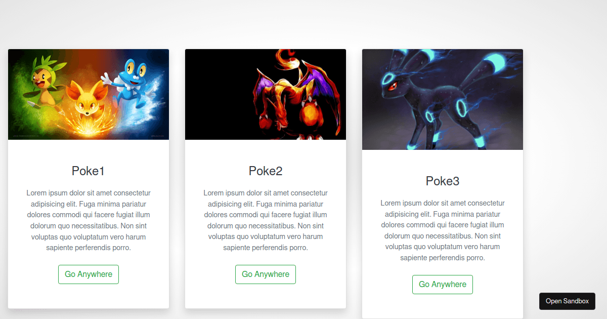 Pokemon Card - Codesandbox