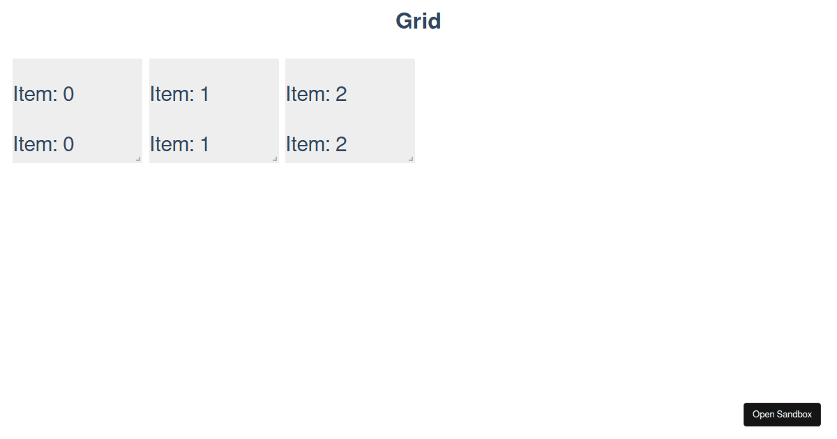 vue-grid-layout with scrollbars - Codesandbox