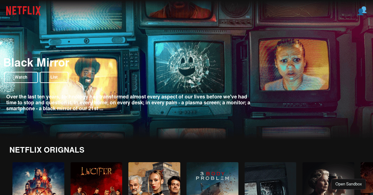 netflix-clone - Codesandbox