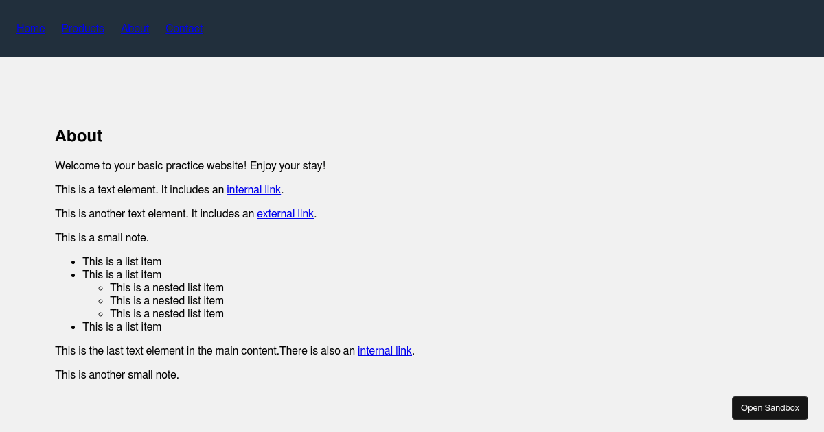 Css Structureselectors And Cascading Codesandbox