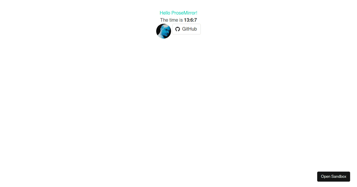 Svelte + ProseMirror - Codesandbox