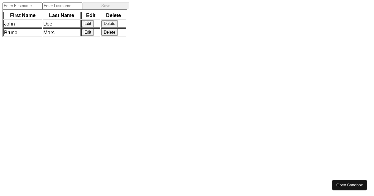 sample-crud - Codesandbox