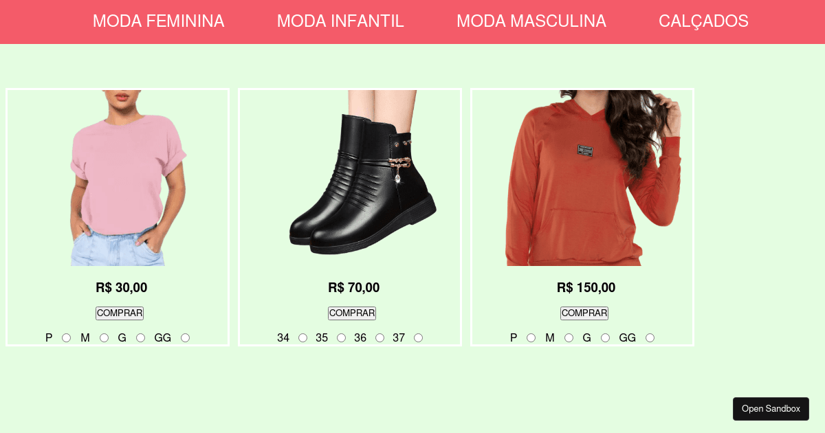 Desafio 2 - Codesandbox