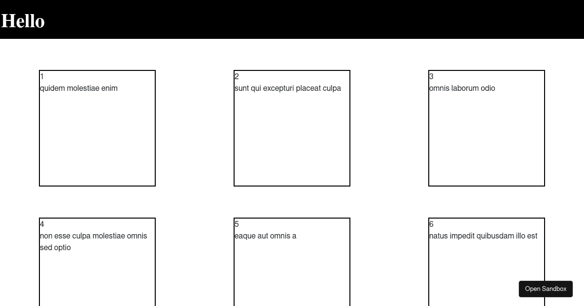 recently worked j25 - Codesandbox